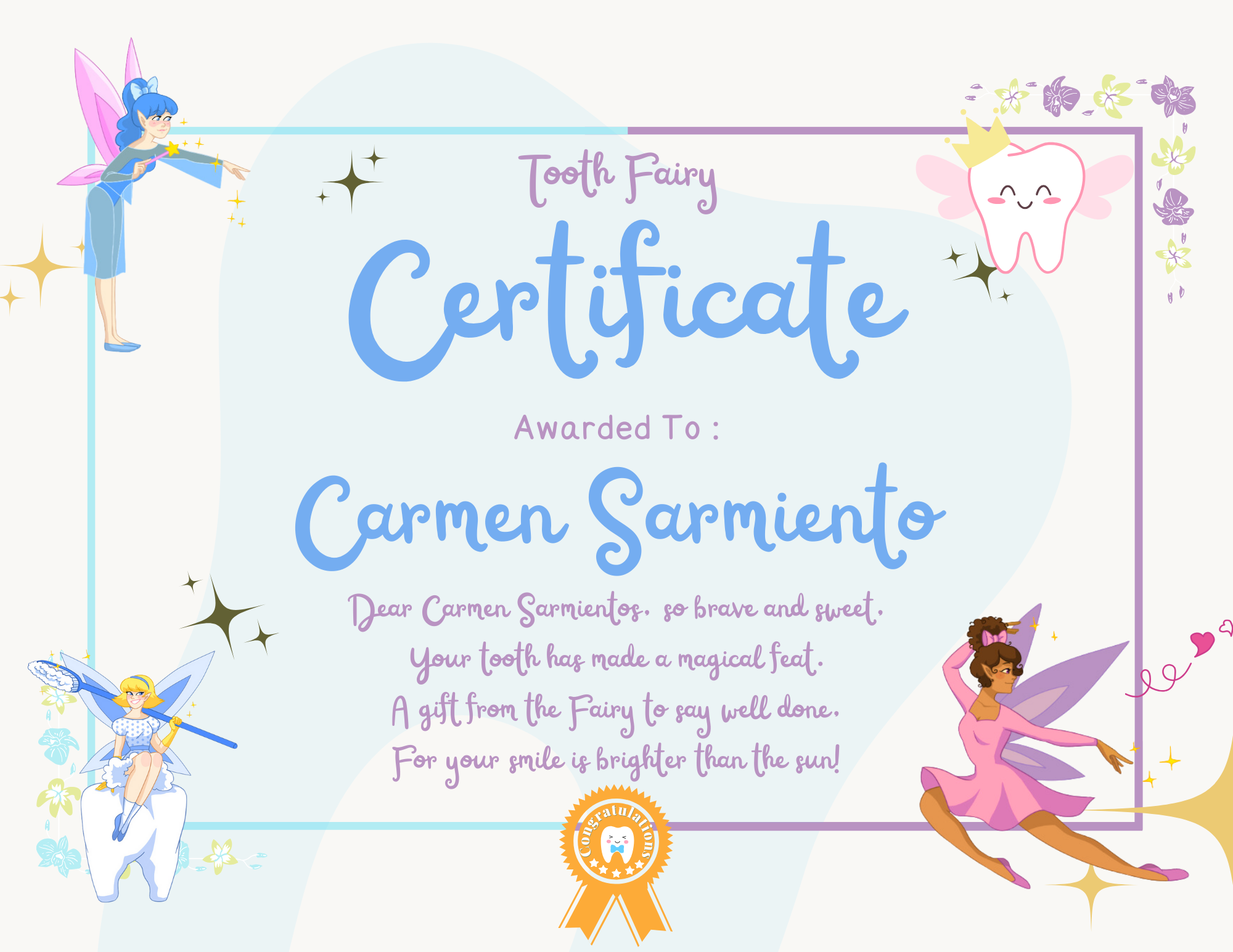 Tooth Fairy Angel Magical Pack - tooth fairy angels